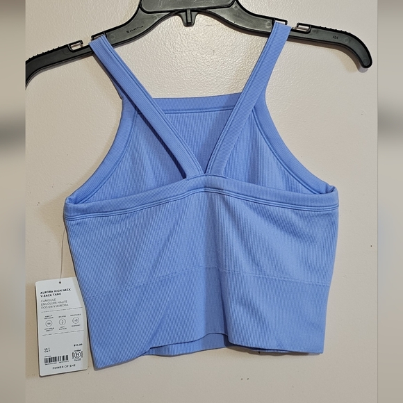Athleta | Tops | Aurora High Neck V Back Tank | Poshmark